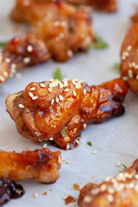 Honey Soy Chicken Wings Best Sticky Recipe Rasa Malaysia