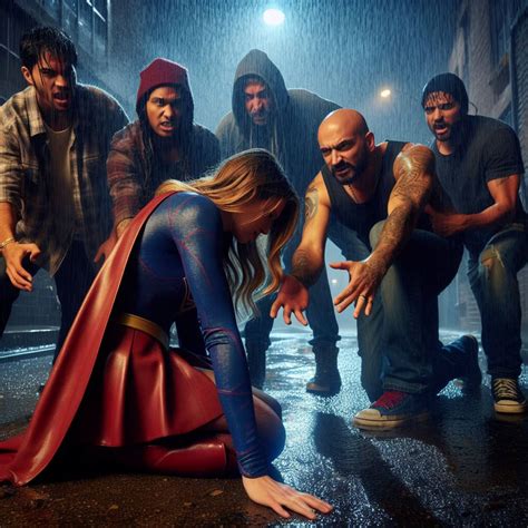 Supergirl Beaten By Gang By Hoffman666 On Deviantart