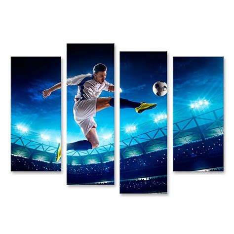 Islandburner Leinwandbild Bild Auf Leinwand Fußball Spieler In Aktion