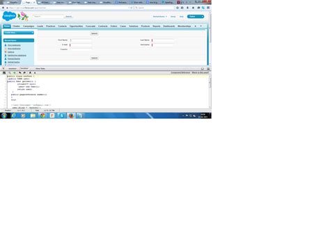 Visualforce How To Display When I Enter User Details Click Submit
