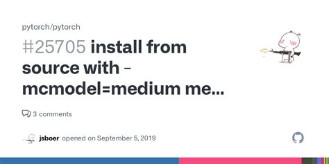 Install From Source With Mcmodelmedium Meet Errorinconsistent