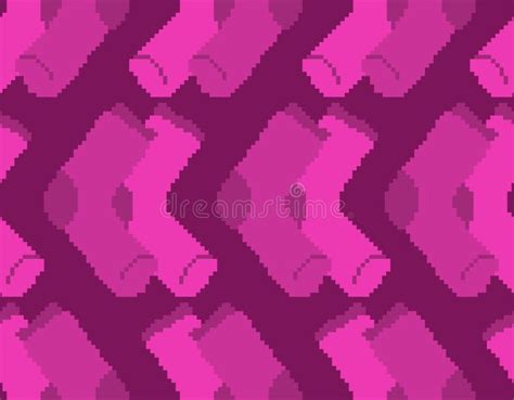 Socks Pixel Art Pattern Seamless Sock 8 Bit Background Stock Vector