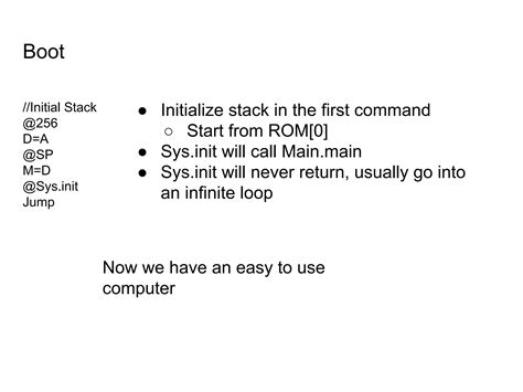 Introduction To Nand Tetris PDF Operating Systems Computer Software And Applications