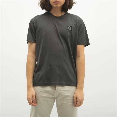 Футболка Stone Island серая, L - купить за 8600 ₽ | SFS