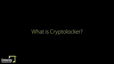 What Is Cryptolocker Youtube