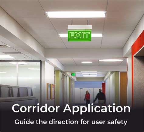 Watt LED Exit Sign Edge Light Emergency Safety Sign Exit Sign Light Emergency Exit Light