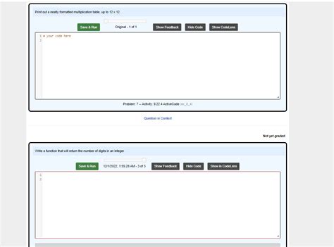 Solved Print Out A Neatly Formatted Multiplication Table Up