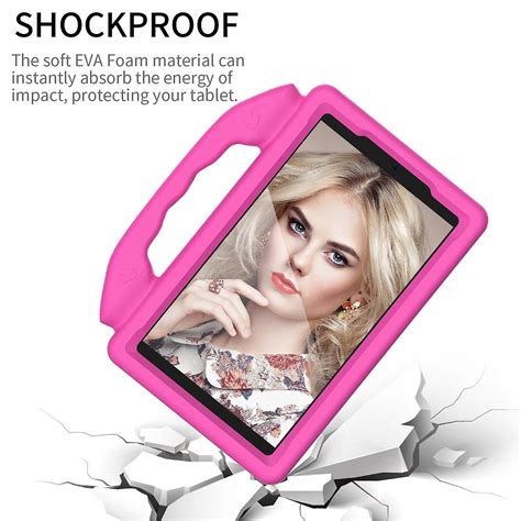 New Premium Sam Tab A 80 T387 Case With Thumb Grip Soft Touch