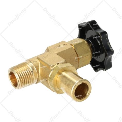Parker Hannifin Brass Truck Valve With Round Handle 34 Hose Barb X 1