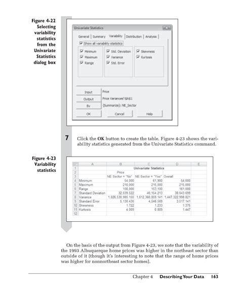 Data Analysis With Microsoft Excel Chapter Describing Your Data Click The OK