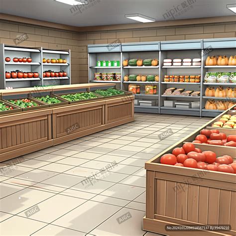 AI创作图超市果蔬专柜 超市果蔬店 超市生鲜专柜 超4k超市蔬菜柜台 生鲜超市效果图 现代超市水果区 果品店食品店 超市蔬菜专柜 超市生鲜柜台