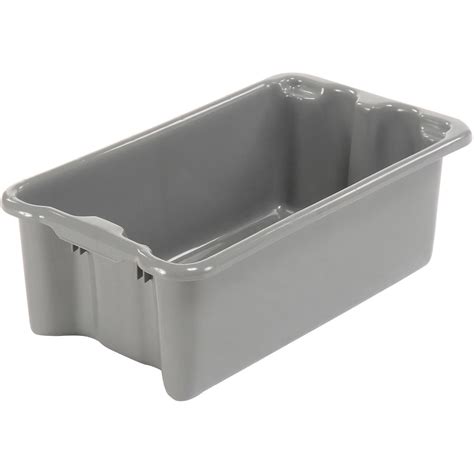 Lewisbins 82 Gallon Stackable Plastic Storage Bin 24l X 14w X 8h