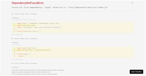 Intersection Observer Gsap Codesandbox