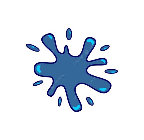 Blue Slime Design Vector Slime Splash Slime Blue Slime Text Effect