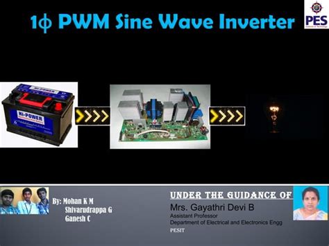 1ф Pwm Sine Wave Inverter Ppt