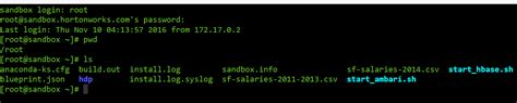 solved difference between root in sandbox and hdp cloudera
