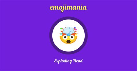 Exploding Head Emoji Copy Paste Emojimania