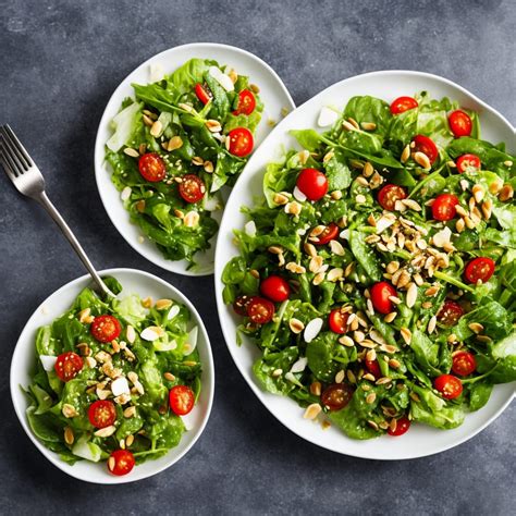 Healthy Salad With Ginger Soy Dressing Recipe Recipe