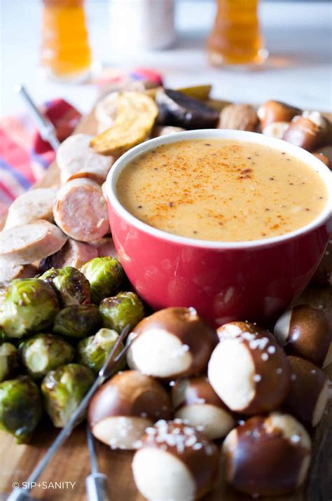 Beer Cheese Fondue Fun Delicious Party Recipe • Sip Sanity