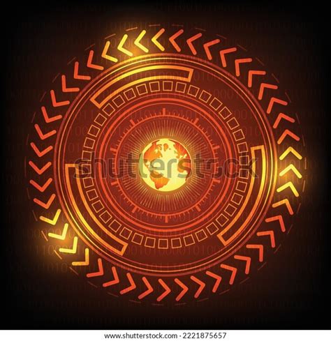 Digital World Binary Code Vector Illustration Stock Vector Royalty Free Shutterstock