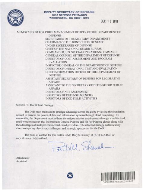 Dod Cloud Strategy Osd016570 18 Res Final Pdf Cloud Computing