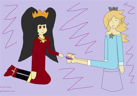 Ashley Tickles Rosalinas Feet By Adrianbocek On Deviantart