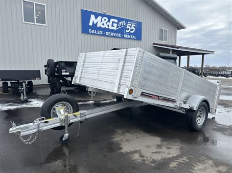 2024 Floe Ut 105 79 Aluminum Utility Trailer 25 Solid Sides