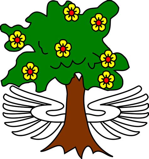 Download Tree Wings Nature Royalty Free Vector Graphic Pixabay