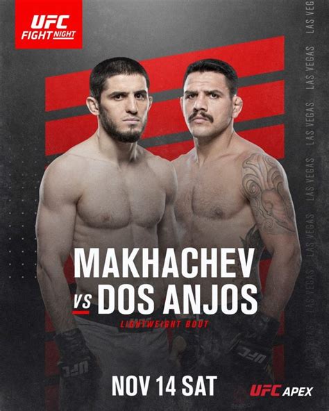 Islam Makhachev Vs Rafael Dos Anjos W Walce Wieczoru Gali Ufc Fight