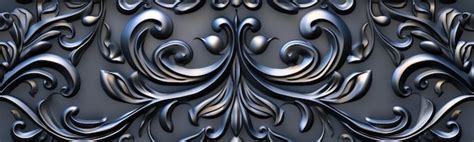 Damask Pattern Background Premium Ai Generated Image