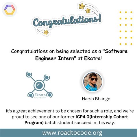 Road To Code On Linkedin Softwareengineering Internshipsuccess Rtc Icp