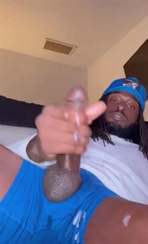 Handsome Dreadhead Strokes Out Nut In His Boxers