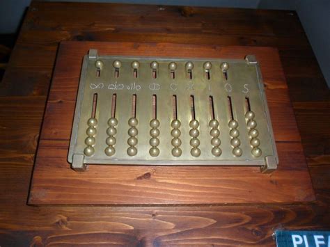 I Took This Photo Of A Replica Roman Abacus At A Recent Museum