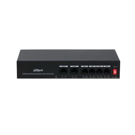 Switch PoE 4 Puertos DAHUA - 60W total Hi-PoE Dahua - Tienda NGR ...