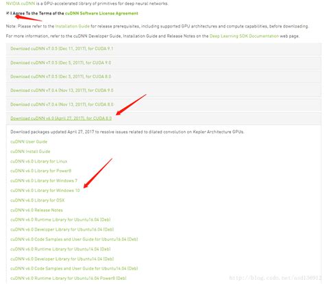 Tensorflowgpu 在win10cuda80环境下安装以及cudnn包配置 图文详细教程cuda80对应的cudnn Csdn博客