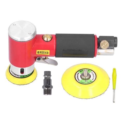 Fdit Mini ponceuse pneumatique Mini polisseuse pneumatique type disque ponceuse à air machine à