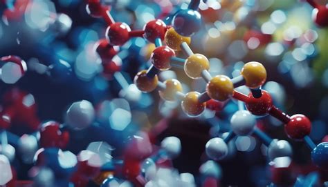 Premium Photo Pharmaceutical Lab Displays Detailed Drug Interaction