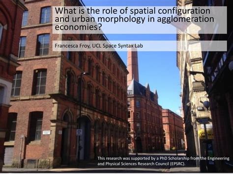 Francesca Froy What Is The Role Of Spatial Configuration And Urban