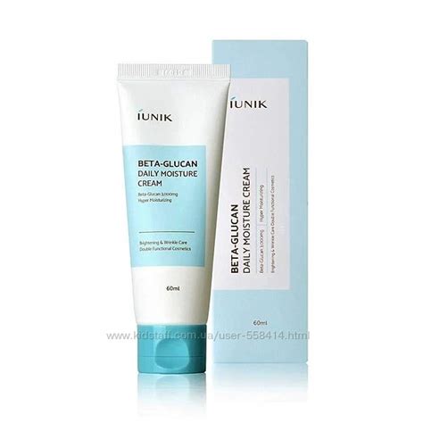 Крем для лица с бета-глюканом IUNIK Beta Glucan Daily Moisture Cream ...