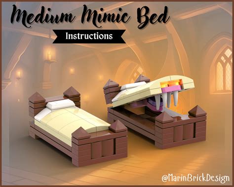 Lego Moc Lego Medium Mimic Bed Instructions Lego Medieval Fantasy Dnd