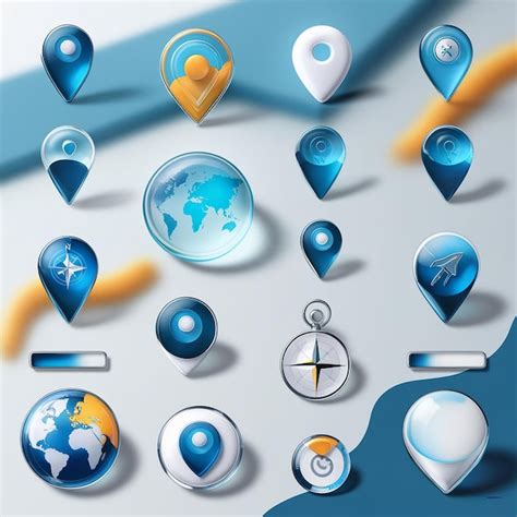 Realistic Set Of Glassmorphism Ui Icons For Website Or Mobile App