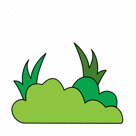 Grass Botanical Ecology Nature Lawn Growth Turf Icon Download