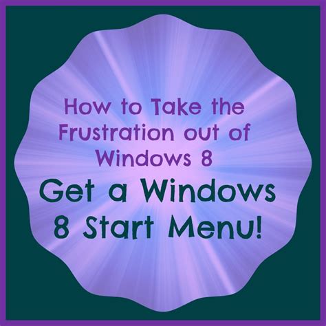 Frustration Free Windows Get A Windows Start Menu German Pearls