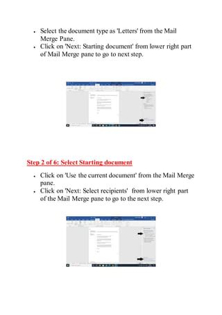 Mail Merge Tutorial Docx