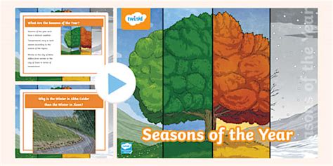 Seasons Powerpoint Hecho Por Educadores Twinkl