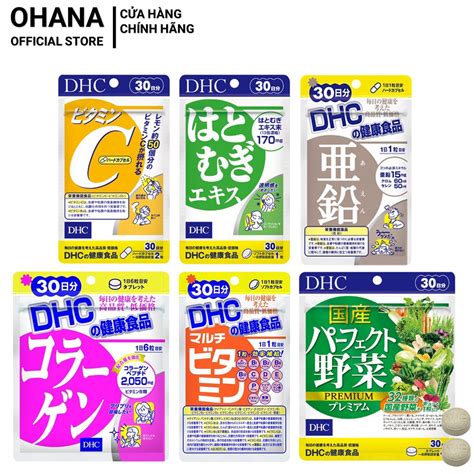 Viên Uống Dhc Bổ Sung Vitamin Nhật Bản 30 Ngày 30vgói 60vgói 120v