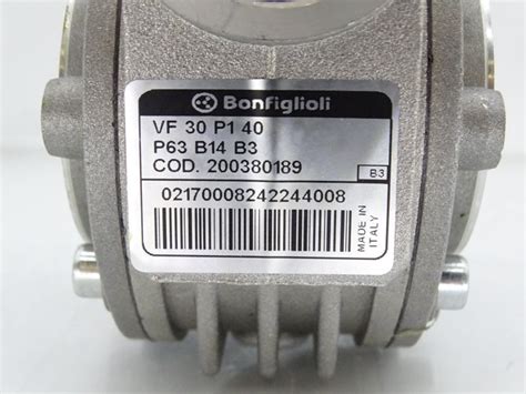 Bonfiglioli Vf 30 P1 40 P63 B14 B3 Motor