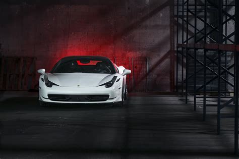 Italian Beauty Tuned White Ferrari Carid Gallery