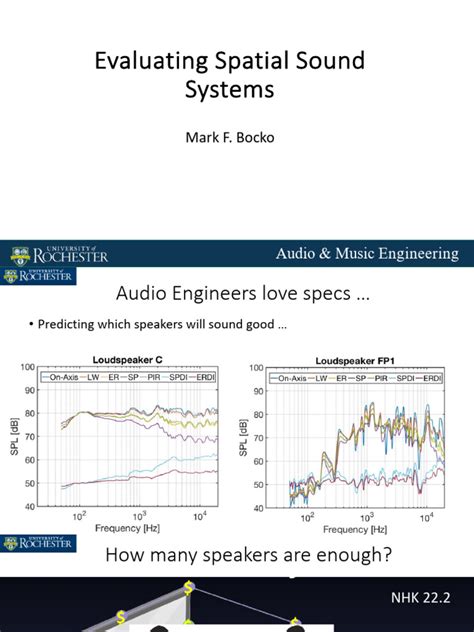 Evaluating Spatial Sound Systems Pdf Sound Acoustics