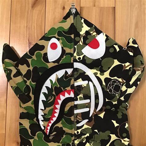 Bape Bape × Unkle Abc Camo Shark Full Zip Hoodie A Bathing Ape Grailed